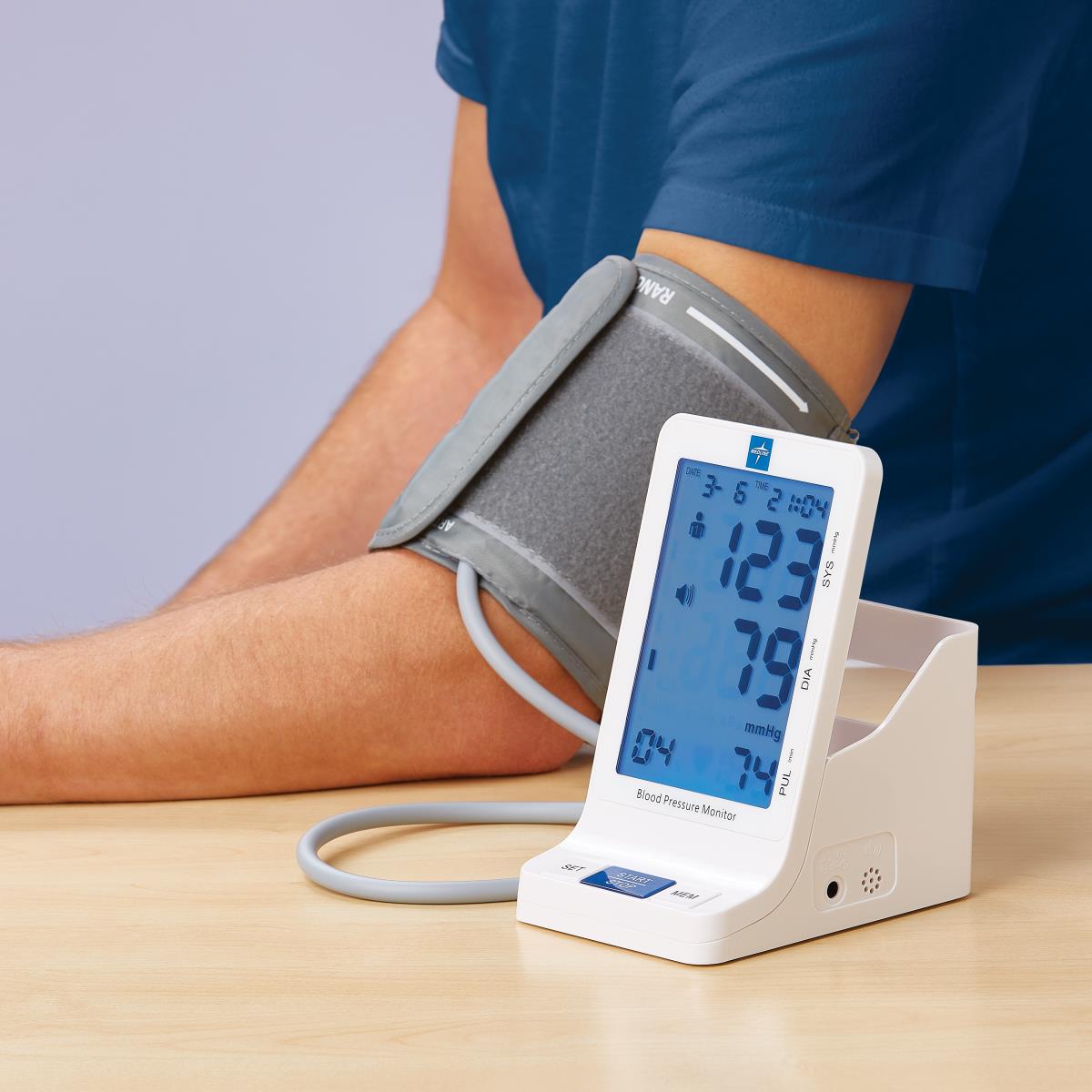 Blood Pressure Monitor Digital Adult MedCare Home Safety Program